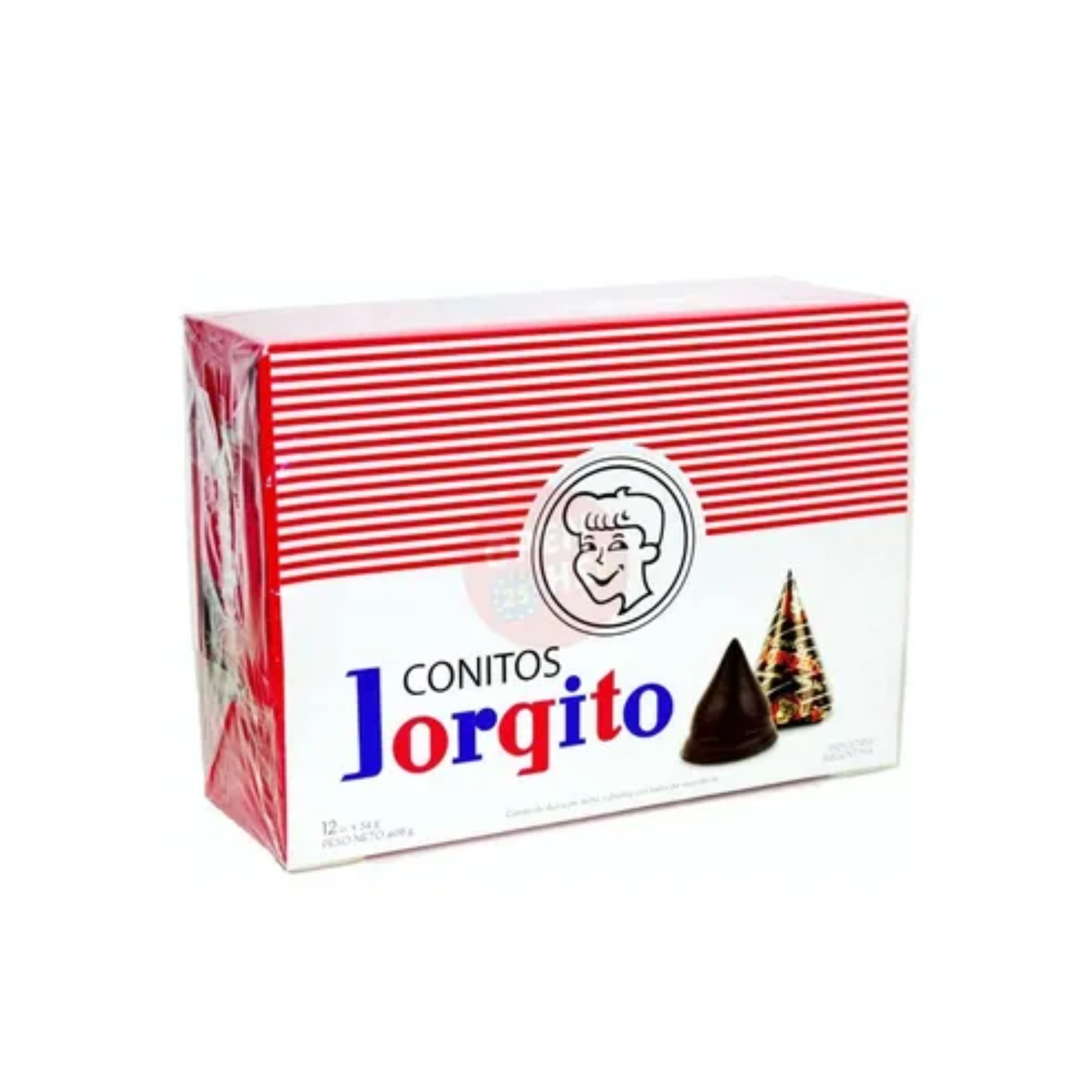 Jorgito Conito de Chocolate con Dulce de Leche – Caja 12 x 34 g / 1.19 ...