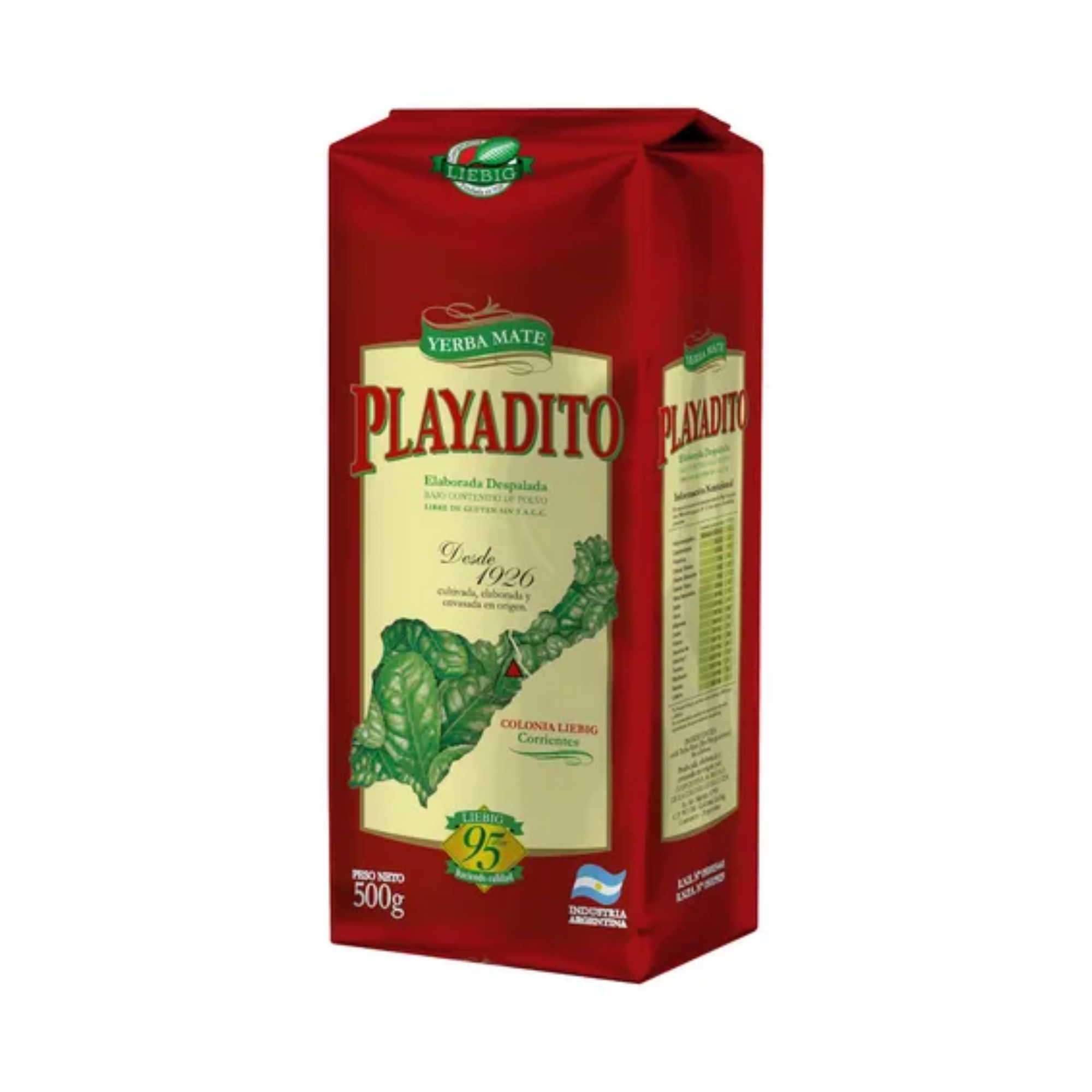 Yerba Mate Playadito Despalada Premium 500 g / 17,63 oz – Click & Foods