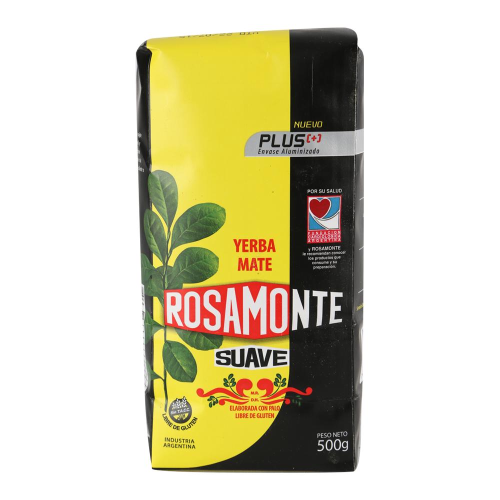 Yerba mate Rosamonte Suave PLUS Sin TACC 500 g / 17,63 oz