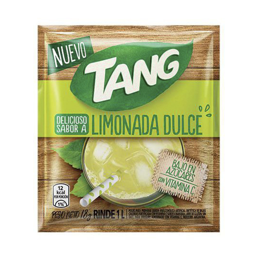 Tang Juice Powder Sweet Lemonade Flavor No TACC, 18 g / 0.63 oz (Box o